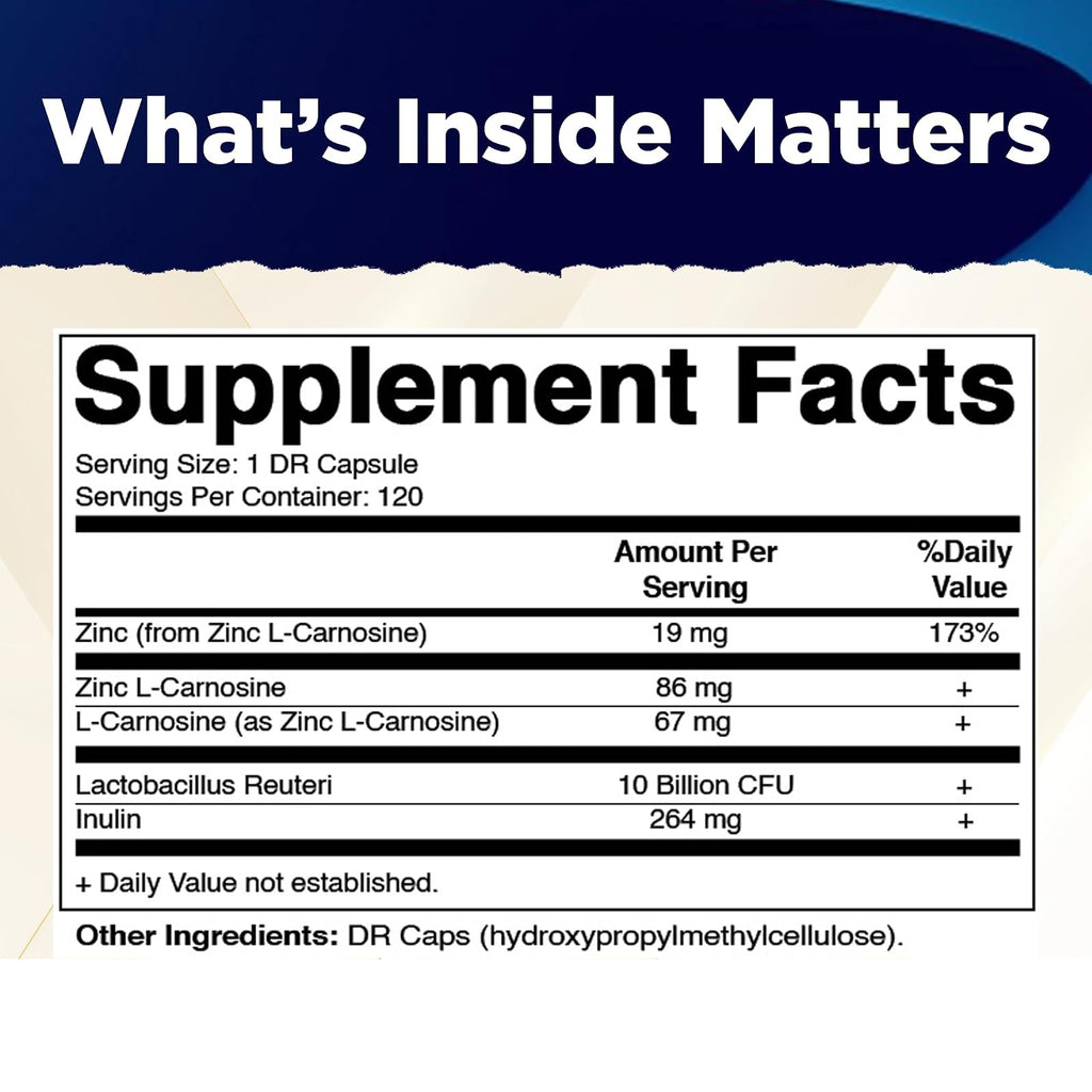 Delayed-release zinc capsules for immunity
