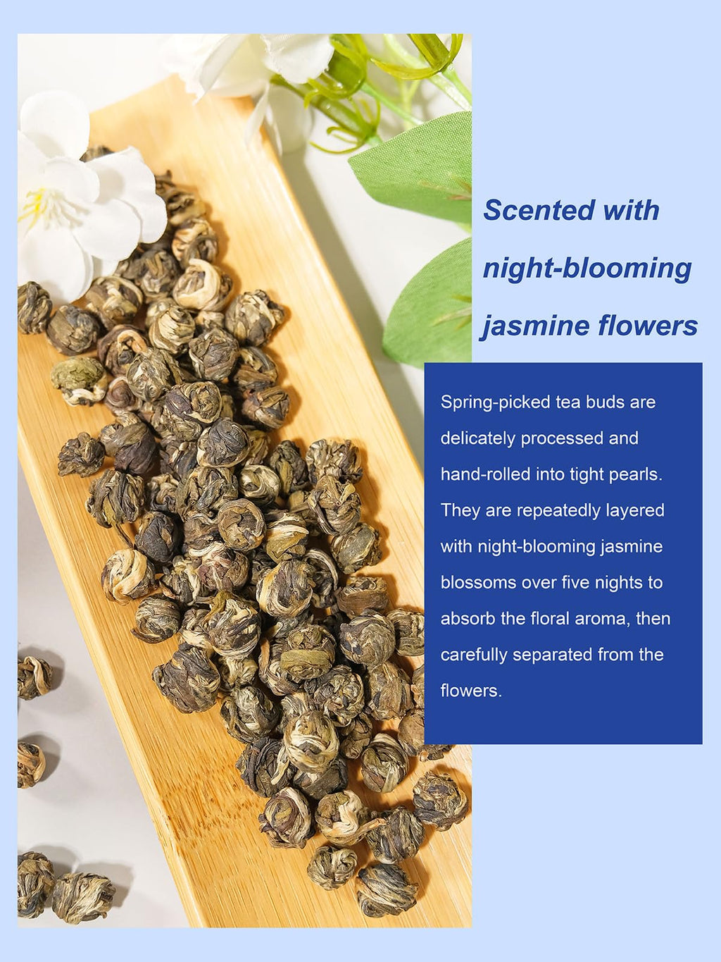 delicate floral green tea experience