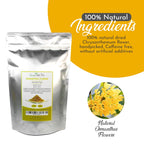delicate floral notes in herbal tea