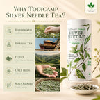 delicate silver needle tea flavour