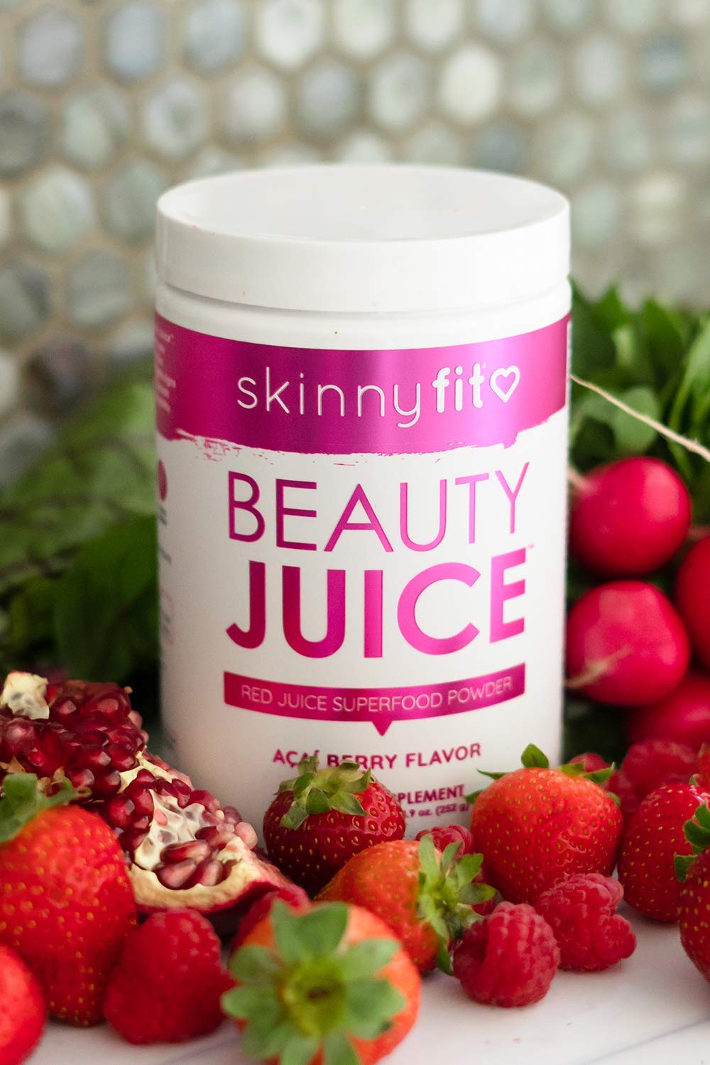 Delicious acai berry flavour probiotics