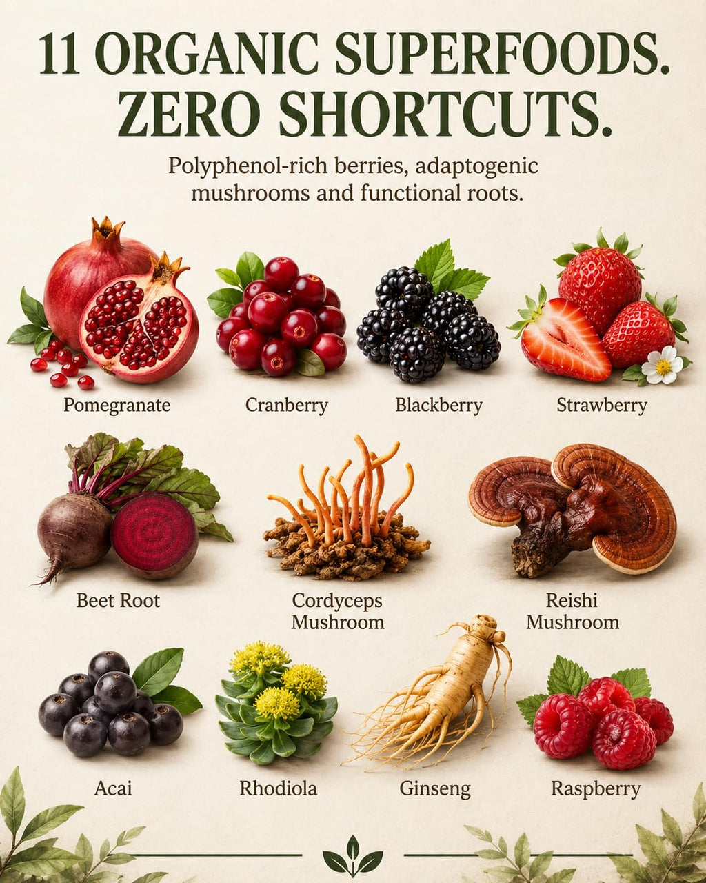 Delicious acai berry smoothie ingredient