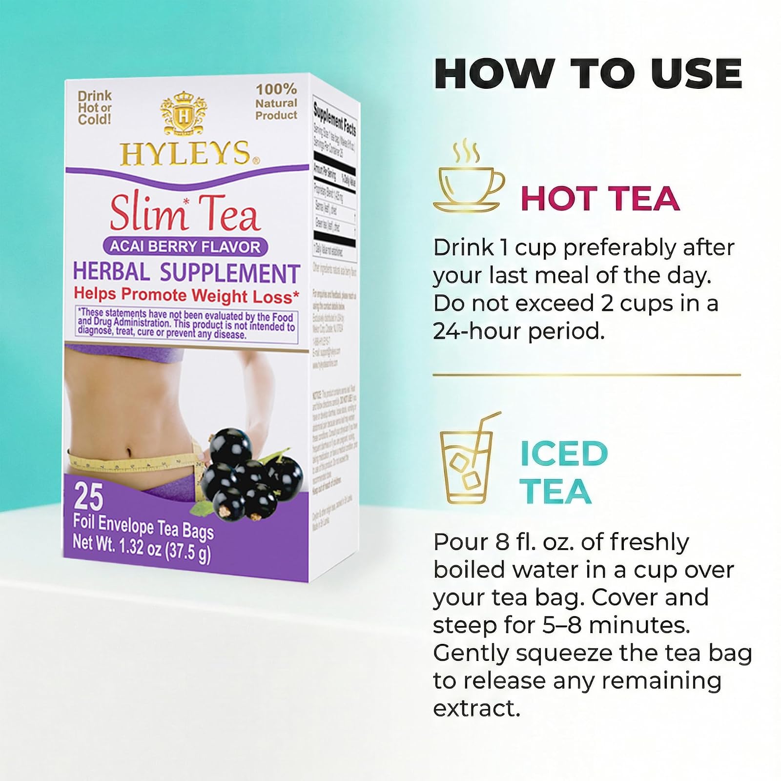 delicious acai berry tea bags