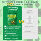 delicious adult greens gummy supplements