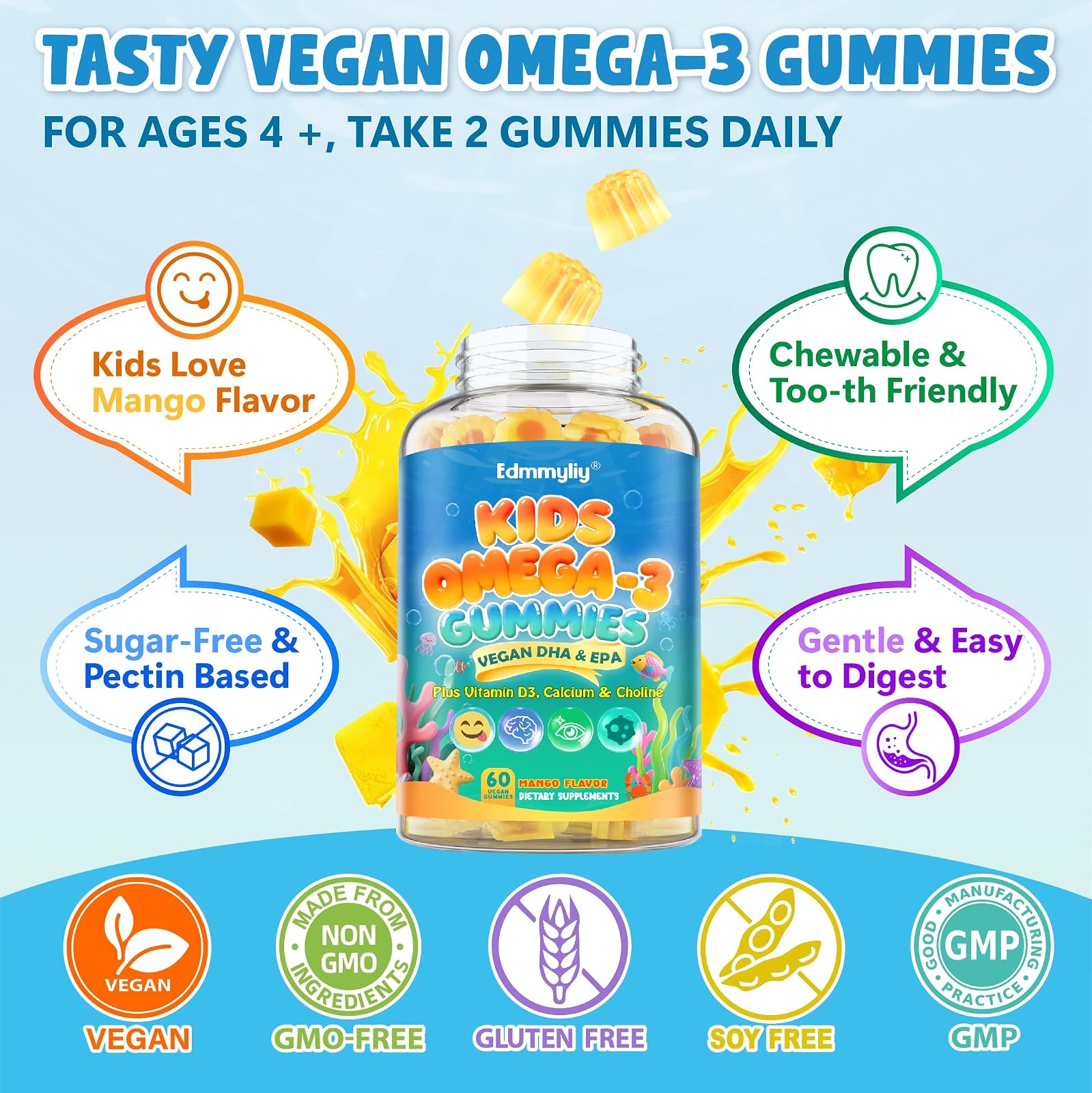 delicious algae omega-3 for children