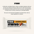 Delicious almond honey protein snack