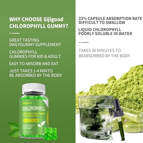 Delicious apple chlorophyll for kids