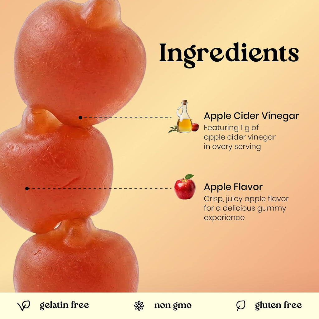 delicious apple cider vinegar gummies