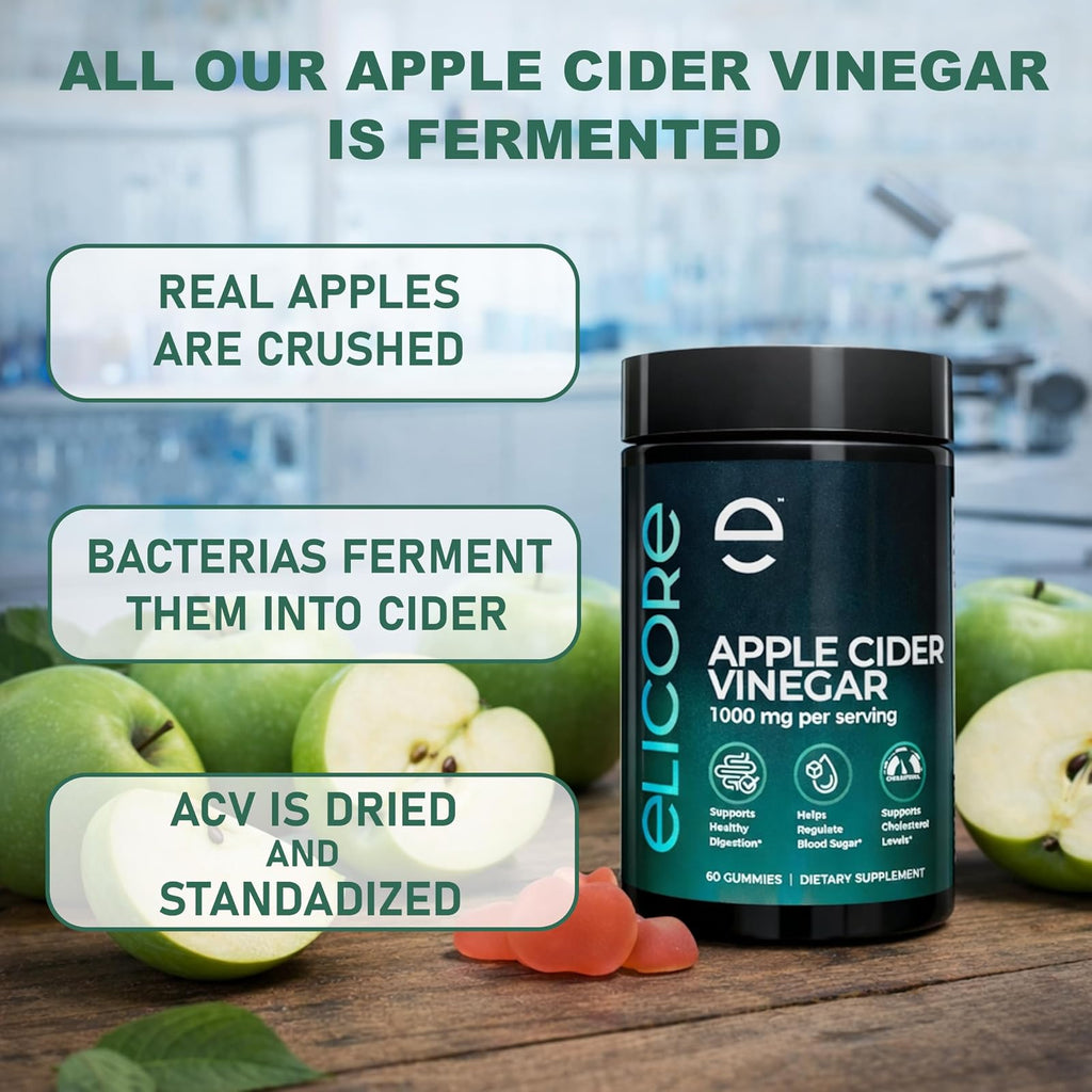 Delicious apple cider vinegar gummies