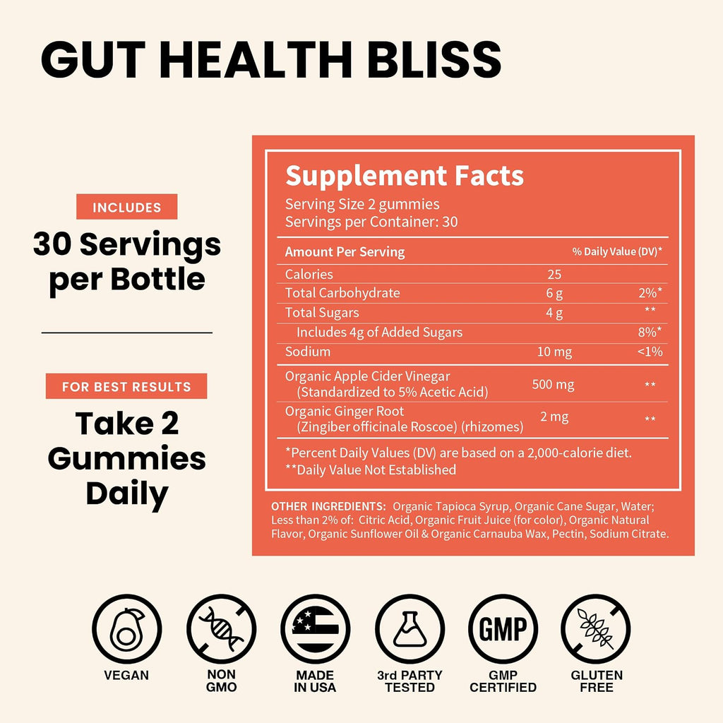 delicious apple cider vinegar gummies