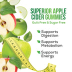 delicious apple cider vinegar gummy snacks
