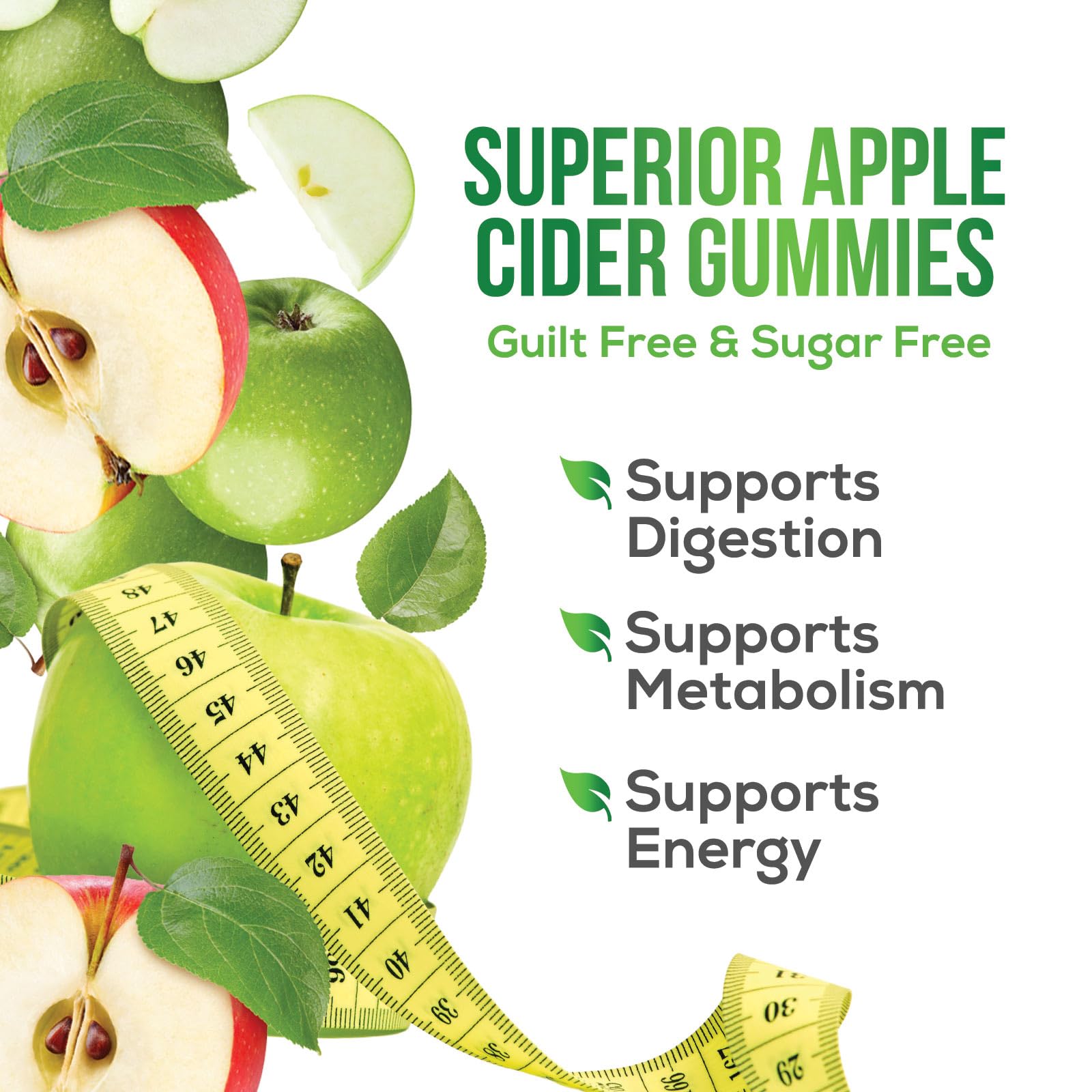 delicious apple cider vinegar gummy snacks