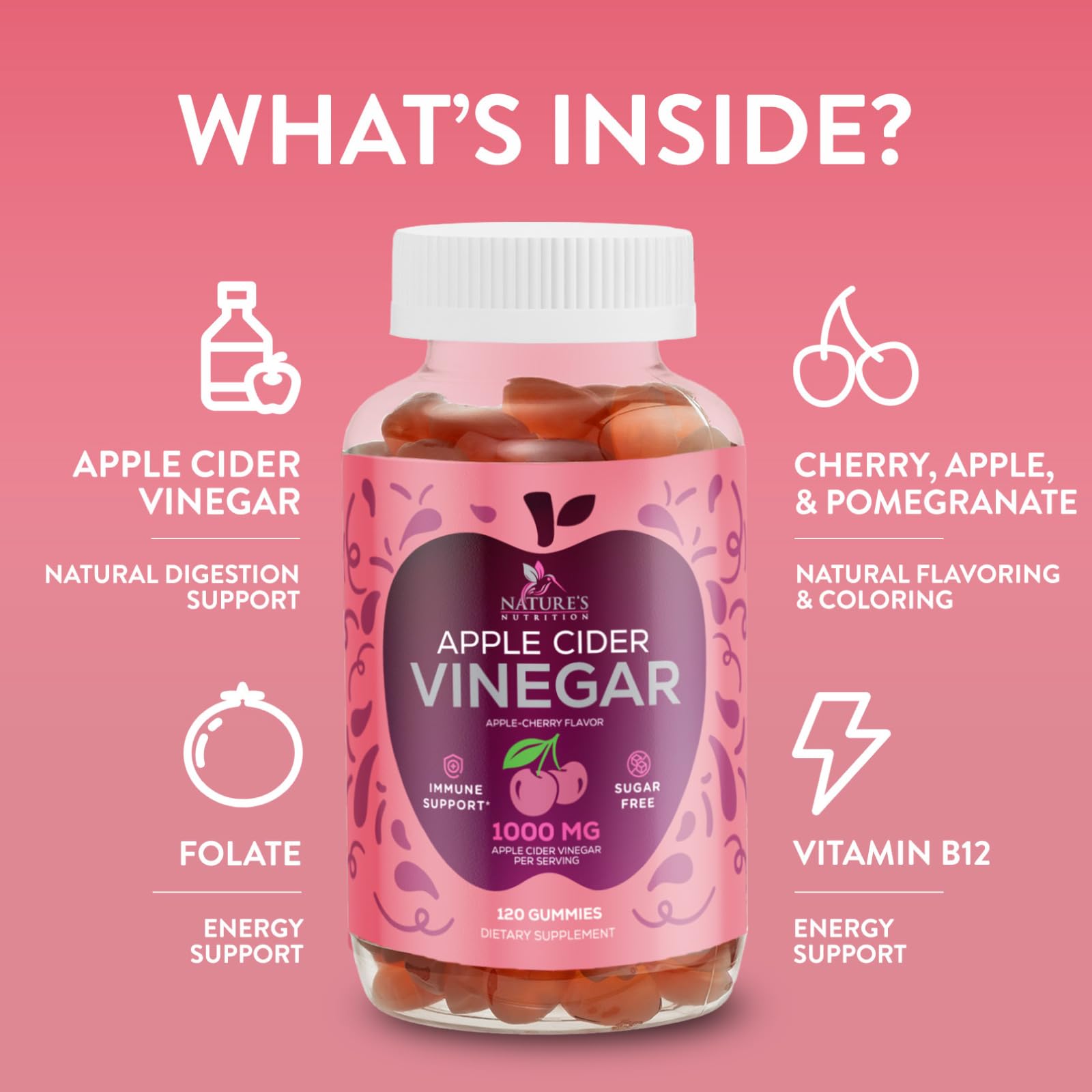 delicious apple cider vinegar gummy snacks