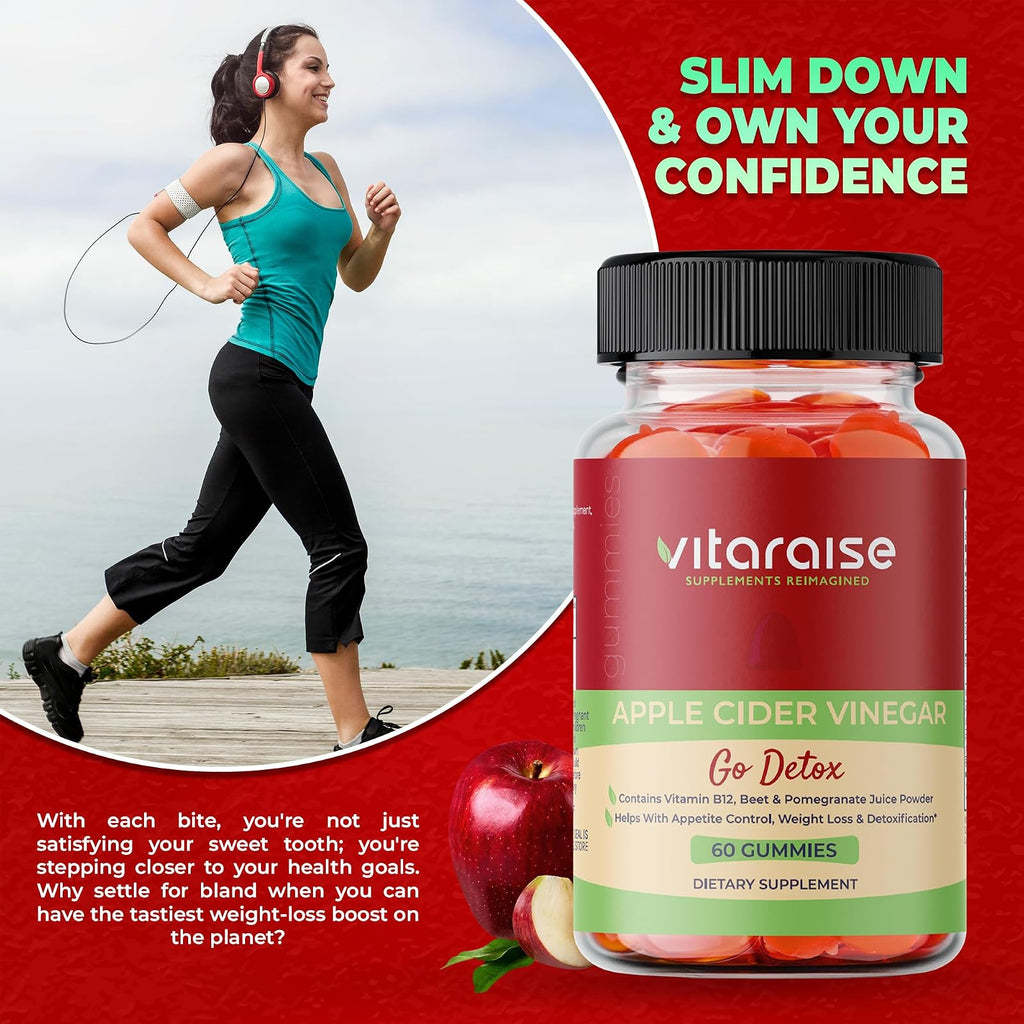 Delicious apple cider vinegar gummy supplement