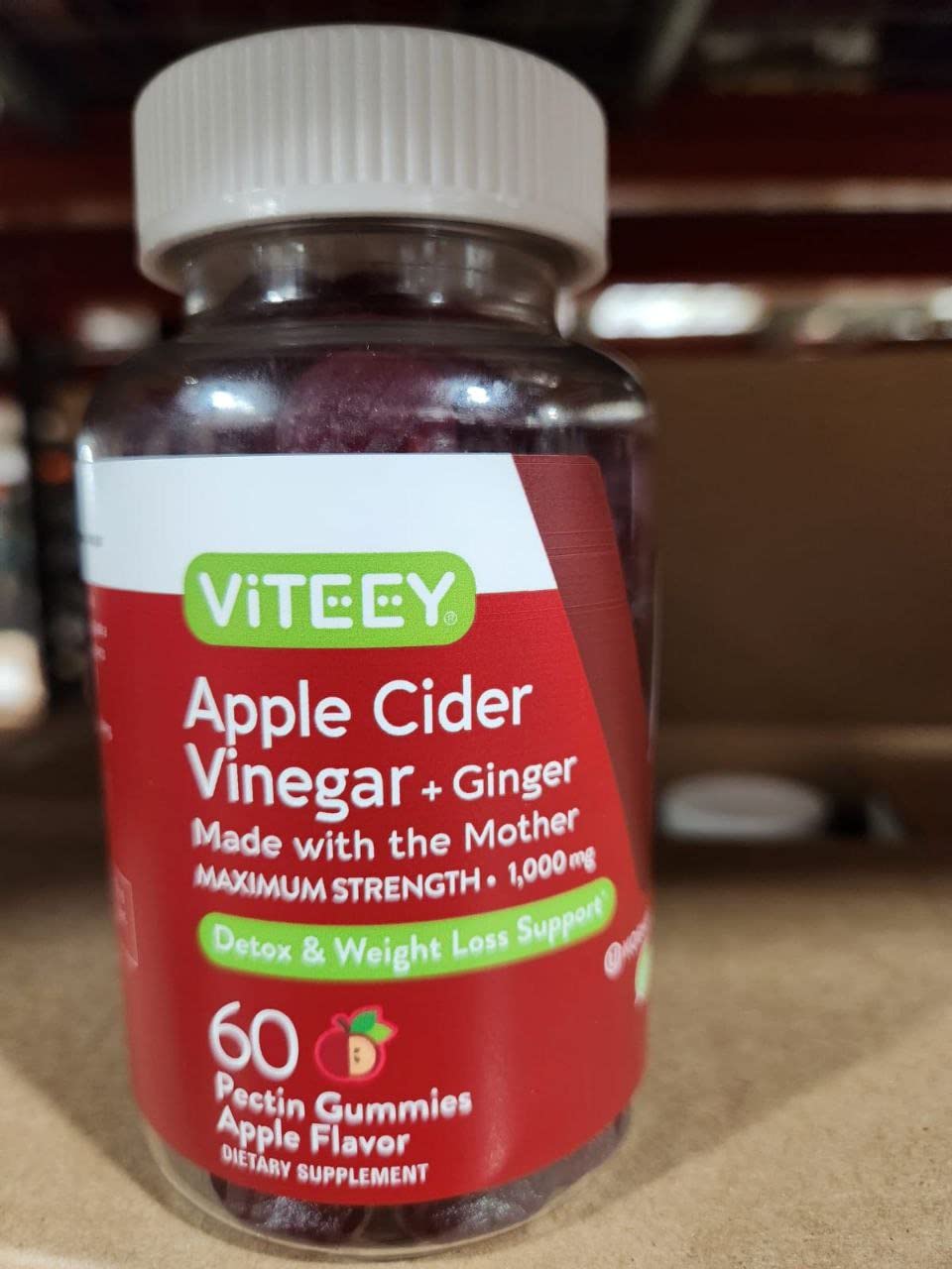 Delicious apple cider vinegar supplement