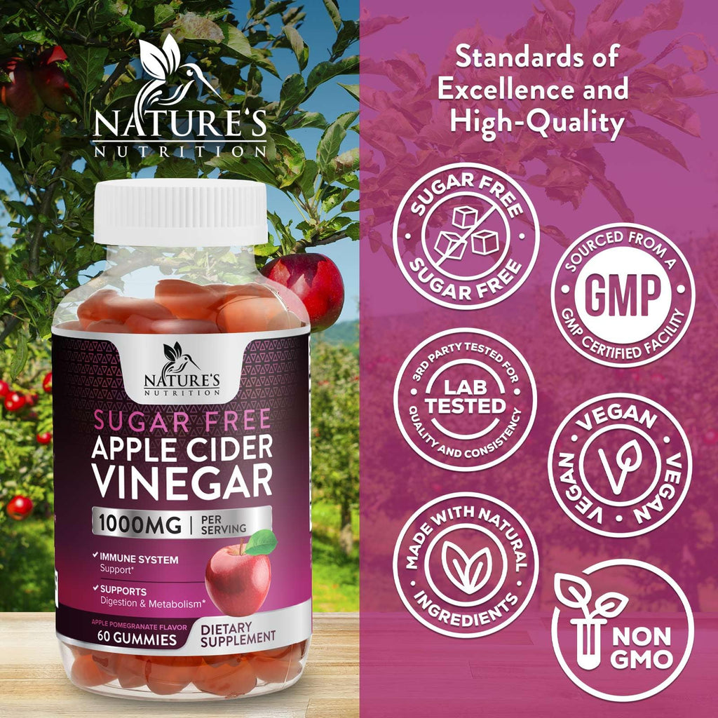 Delicious apple cider vinegar supplement