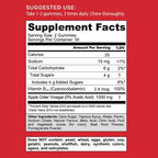 Delicious apple cider vinegar vitamins
