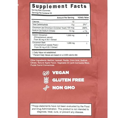 delicious apple cinnamon flavour gummies