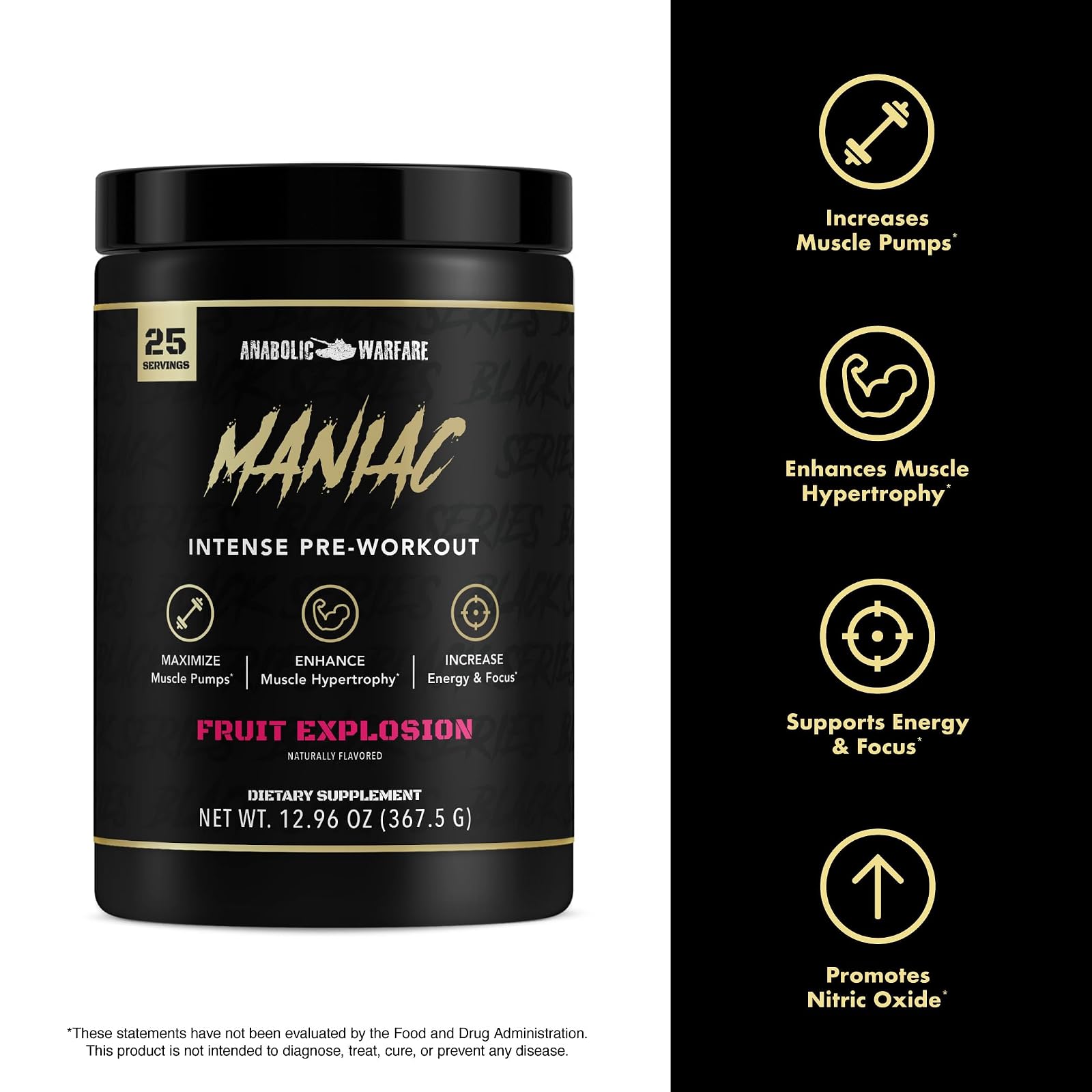 Delicious apple flavour pre-workout