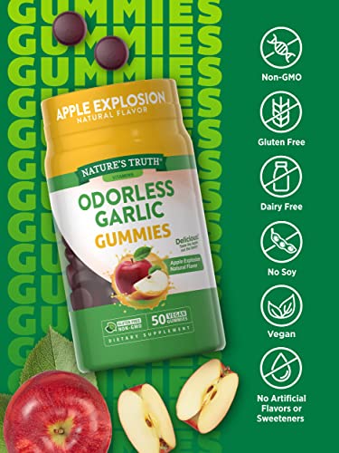 delicious apple-flavoured garlic vitamins