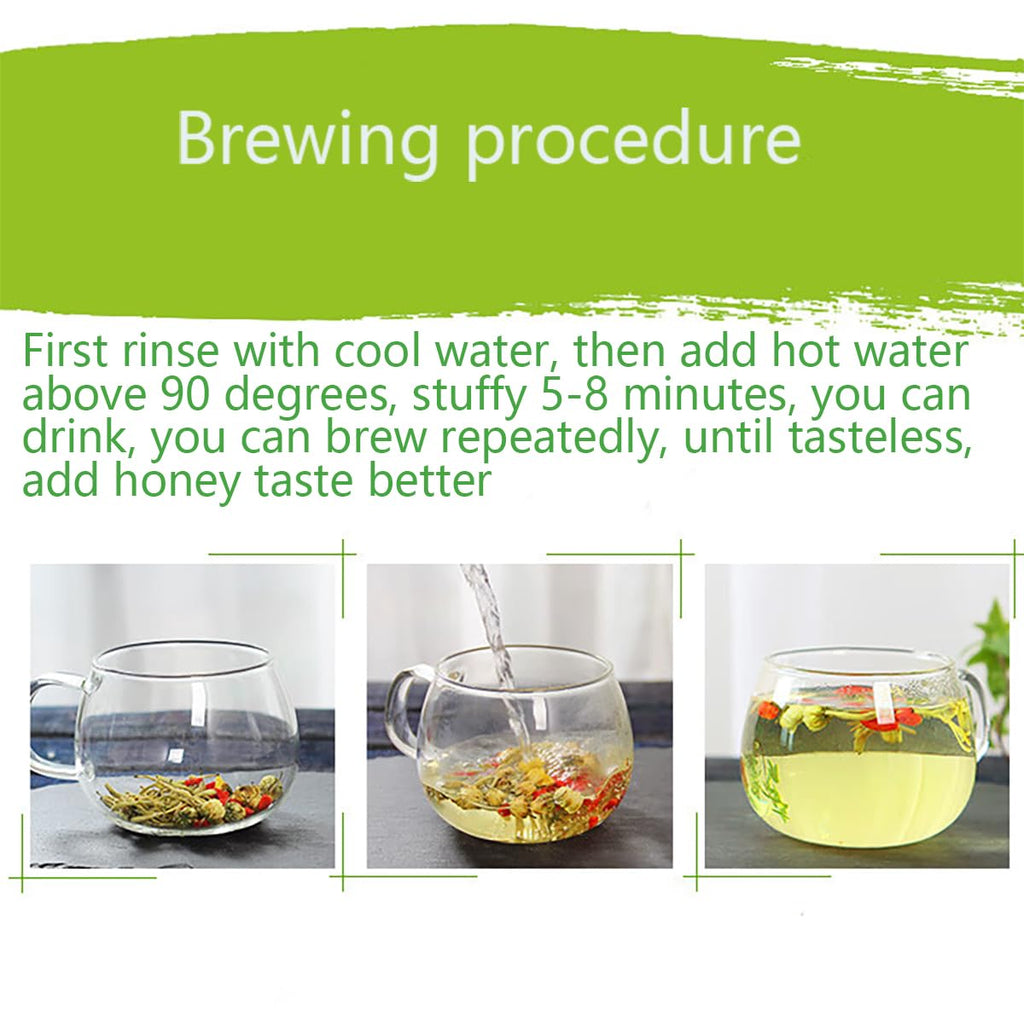 Delicious apple flower tea blend