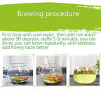 Delicious apple flower tea blend