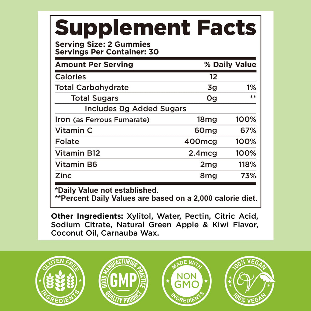 delicious apple iron supplement