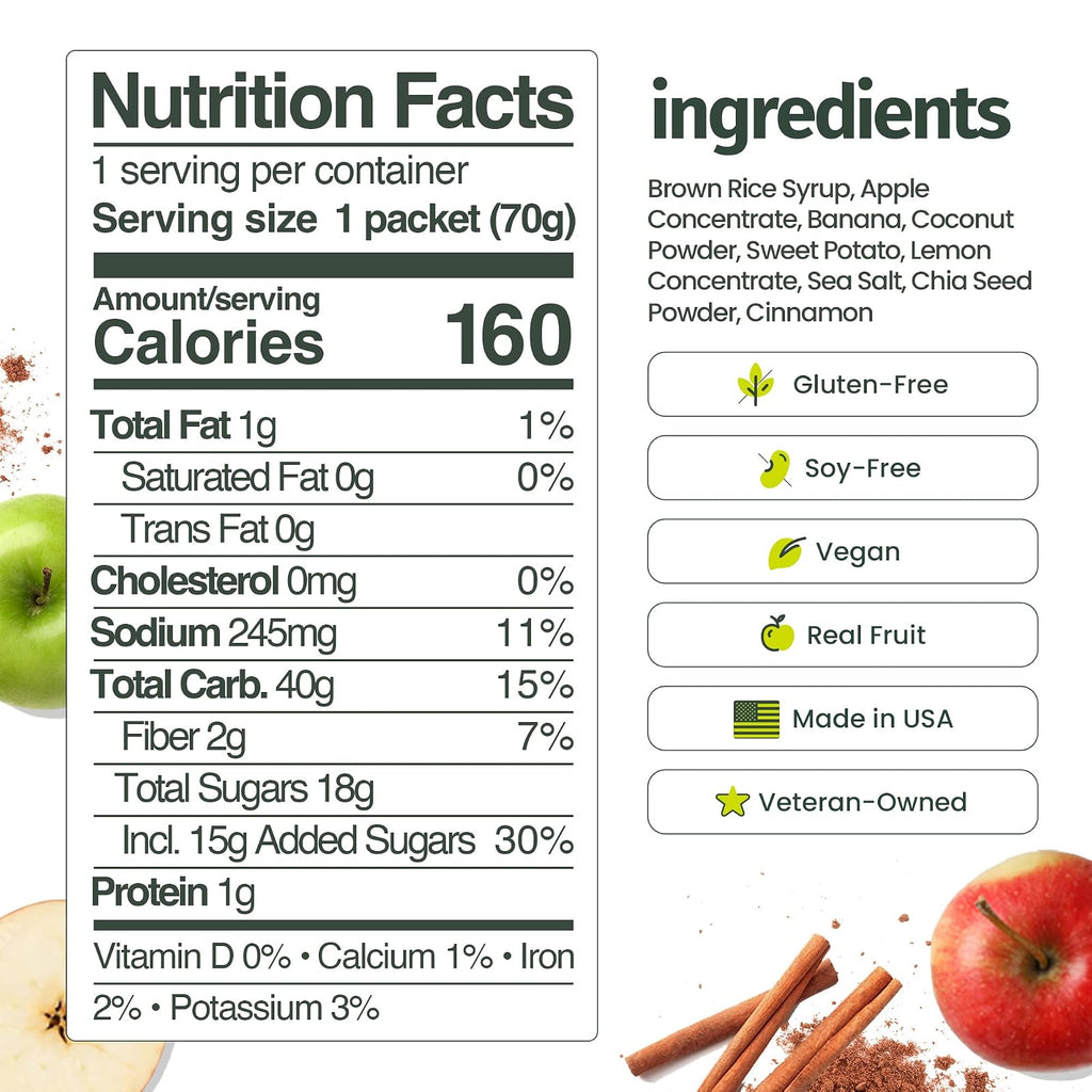 delicious apple pie energy gel