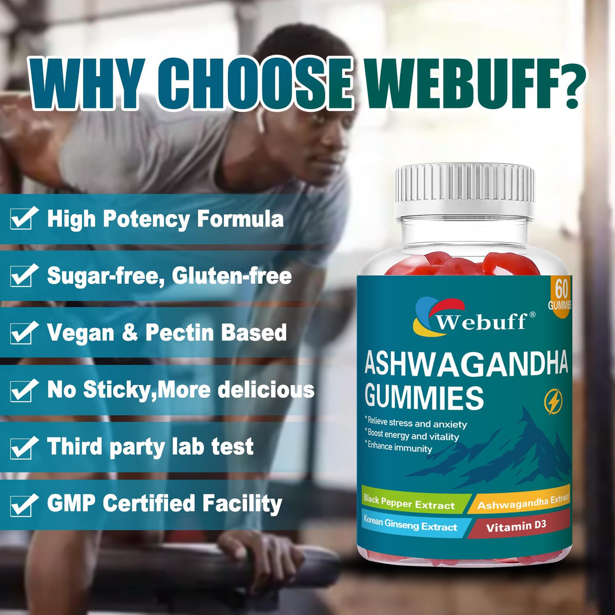 Delicious Ashwagandha gummies for better sleep
