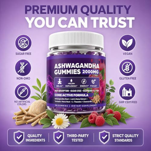 Delicious Ashwagandha gummies for relaxation
