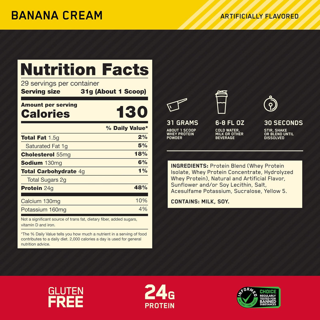 delicious banana cream protein shake