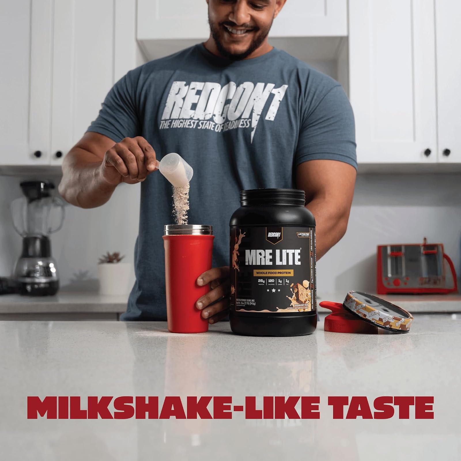 delicious banana nut protein shake