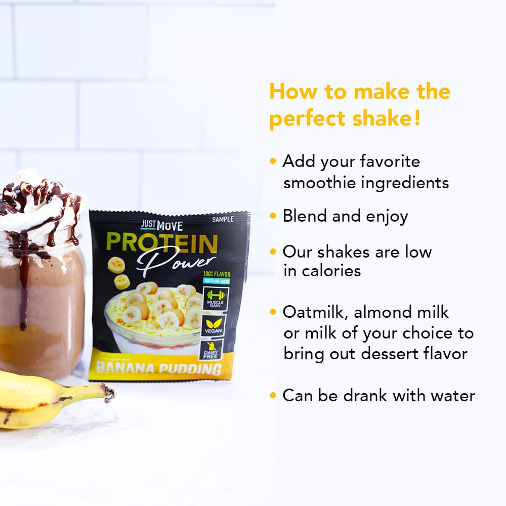 delicious banana pudding protein dessert