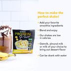 delicious banana pudding protein dessert