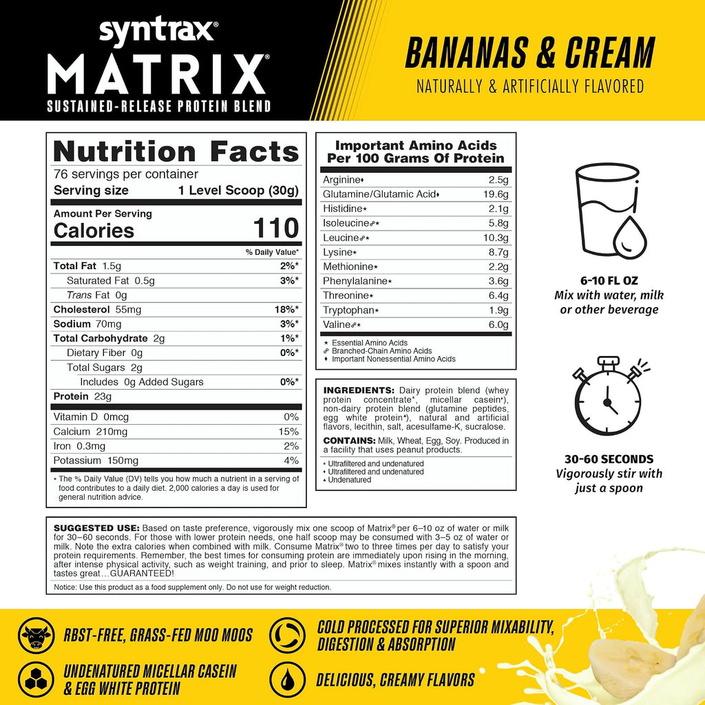 delicious bananas and cream protein