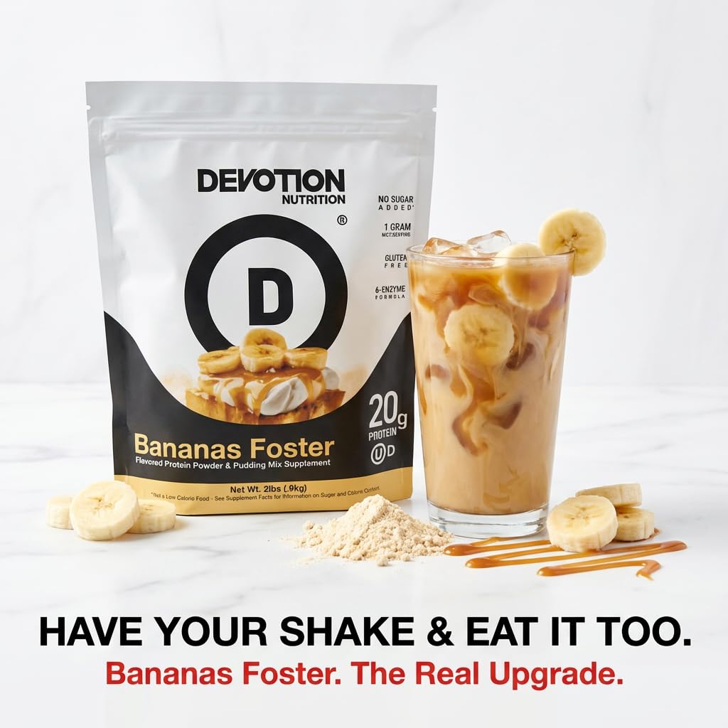 delicious Bananas Foster flavour protein