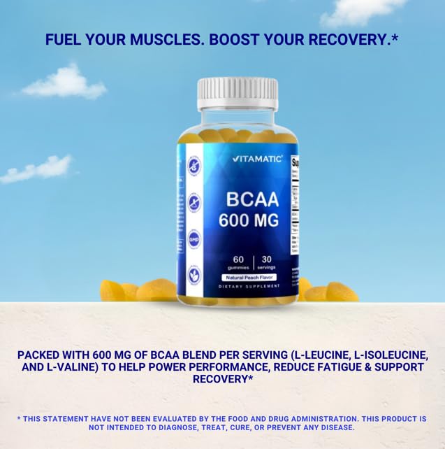 Delicious BCAA gummies for athletes