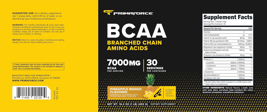 Delicious BCAA powder for hydration