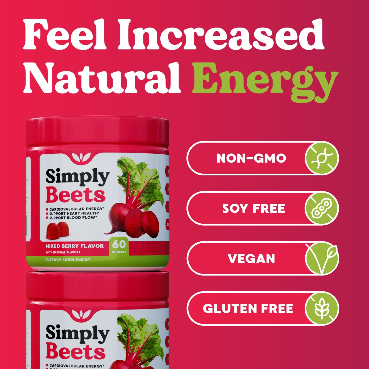 Delicious beet gummies for daily nutrition