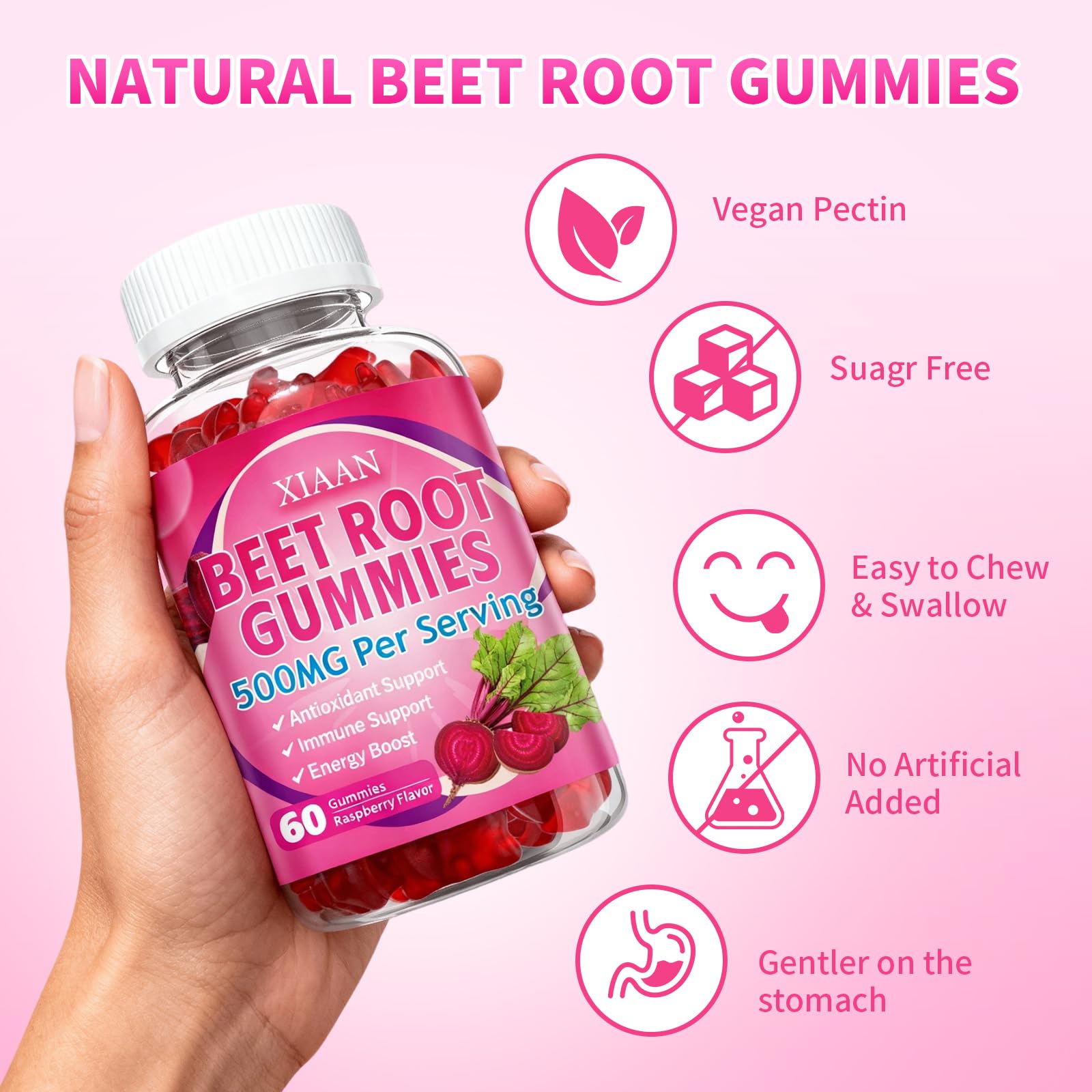 delicious beet root gummies for daily nutrition