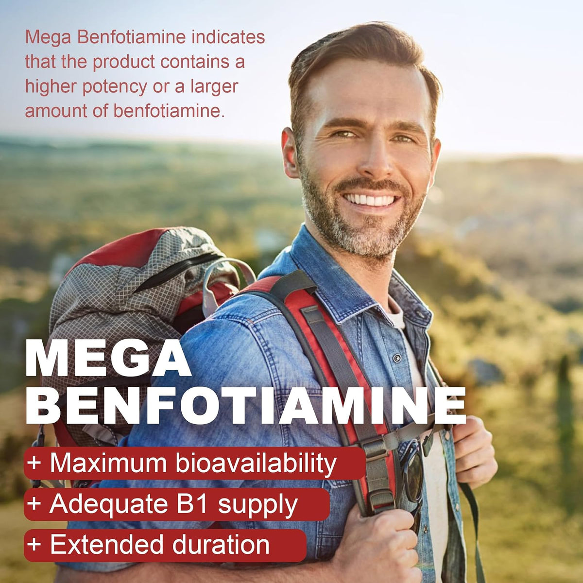 Delicious Benfotiamine gummies for adults