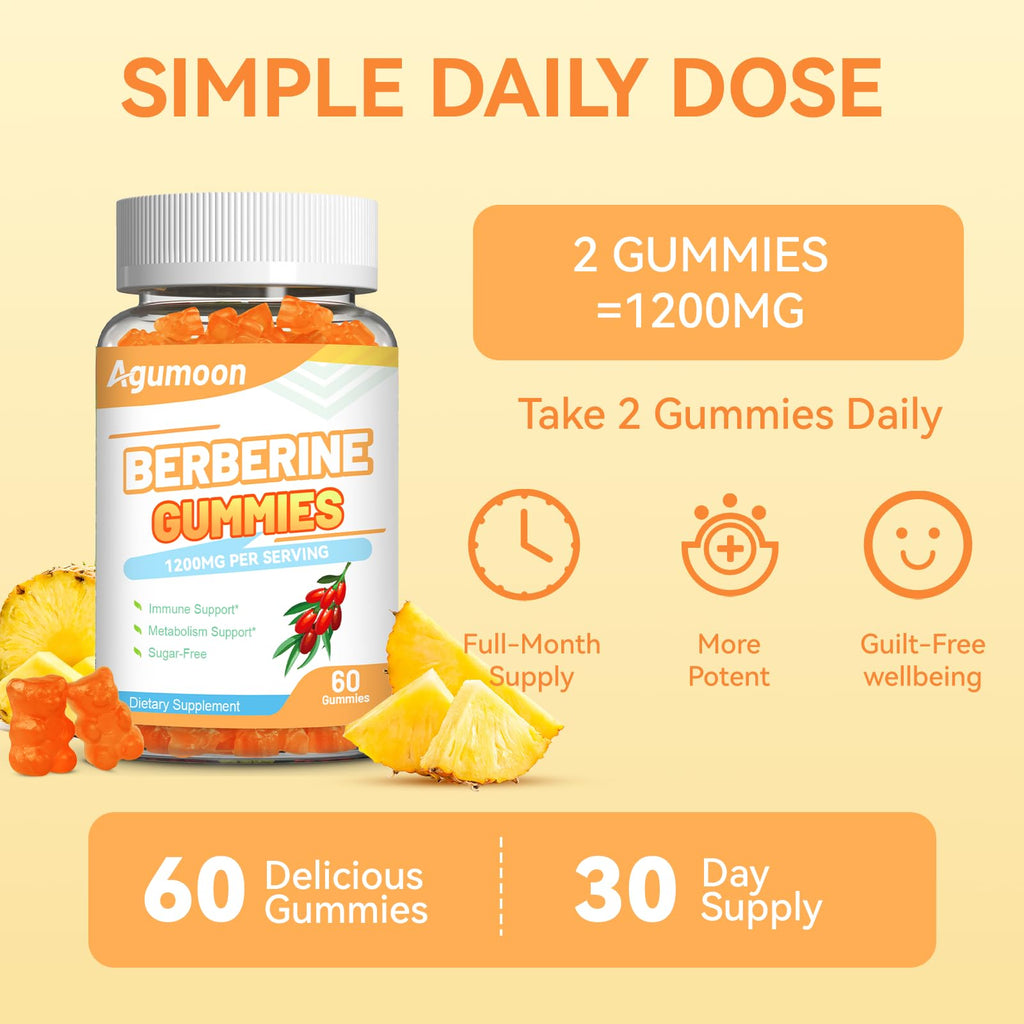 Delicious berberine gummies for daily use
