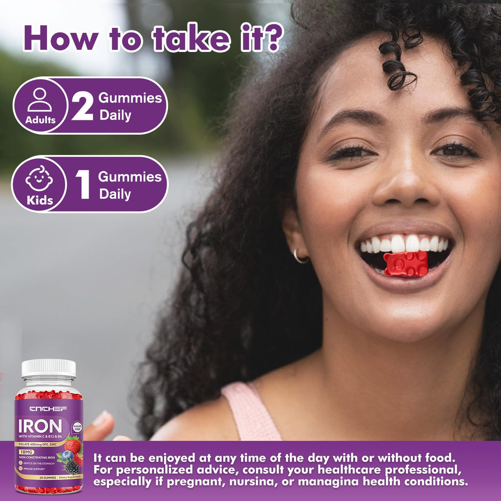 delicious berry flavour iron supplements