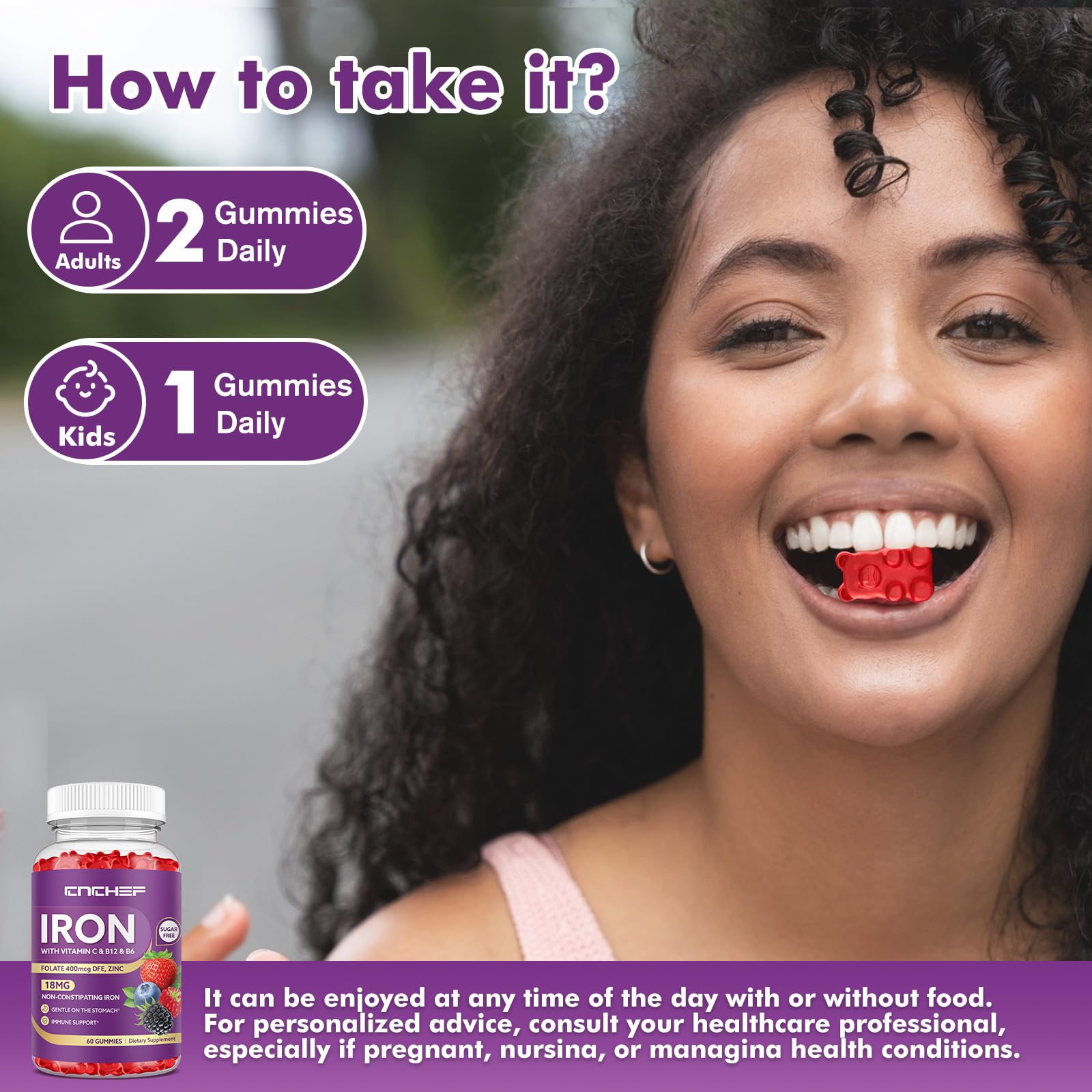 delicious berry flavour iron supplements