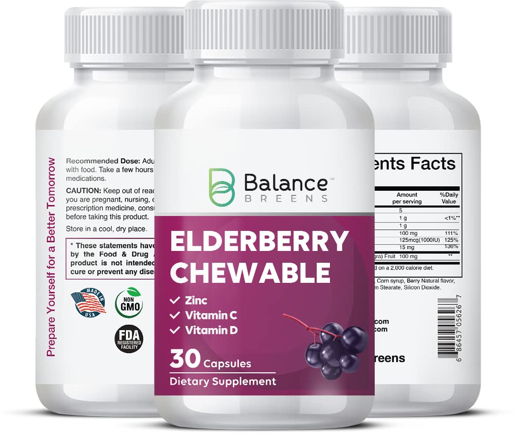 delicious berry flavoured elderberry gummies