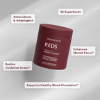 delicious berry-flavoured greens powder