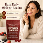 Delicious berry-flavoured gummies for overall health