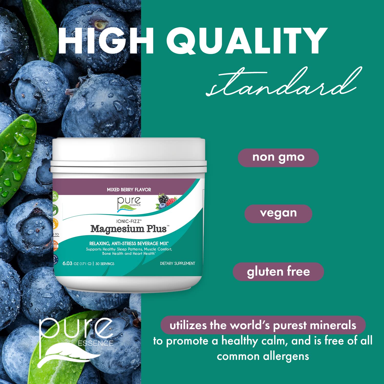 delicious berry-flavoured magnesium powder