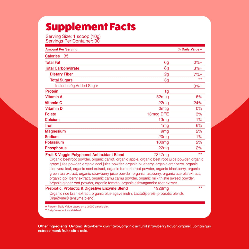 delicious berry flavoured supplement