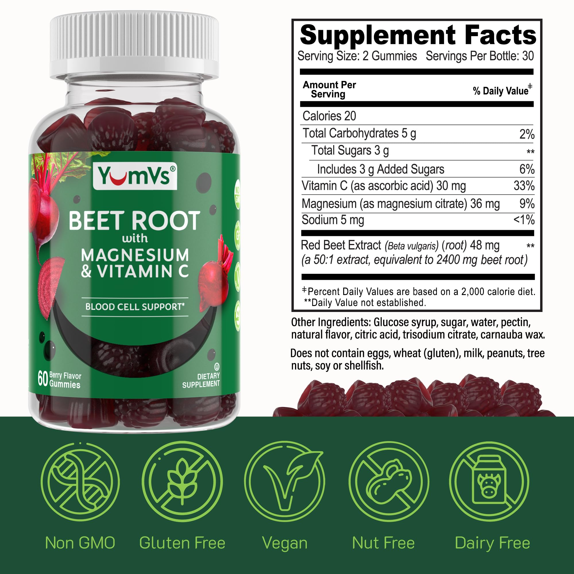 Delicious berry gummies for healthy living